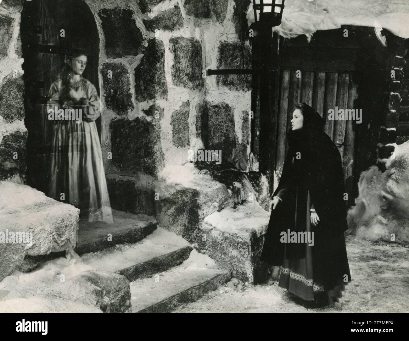 Swedish actress Ulla Jacobsen in the movie Sir Arne's Treasure (Herr ...