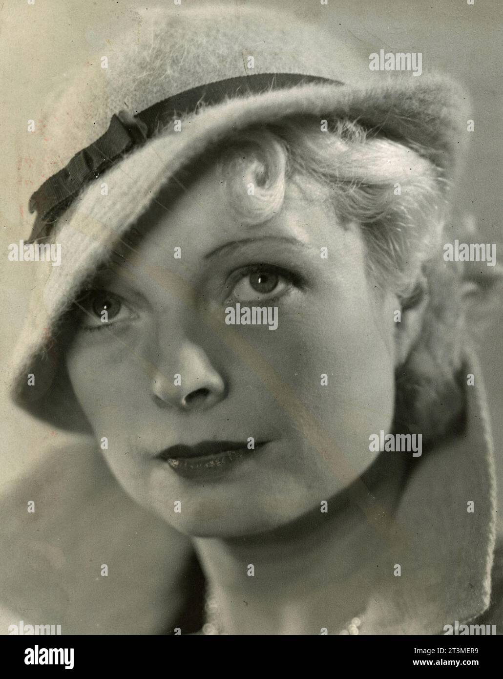 Portrait of Danish actress and screenwriter Alice O'Fredericks, Denmark ...
