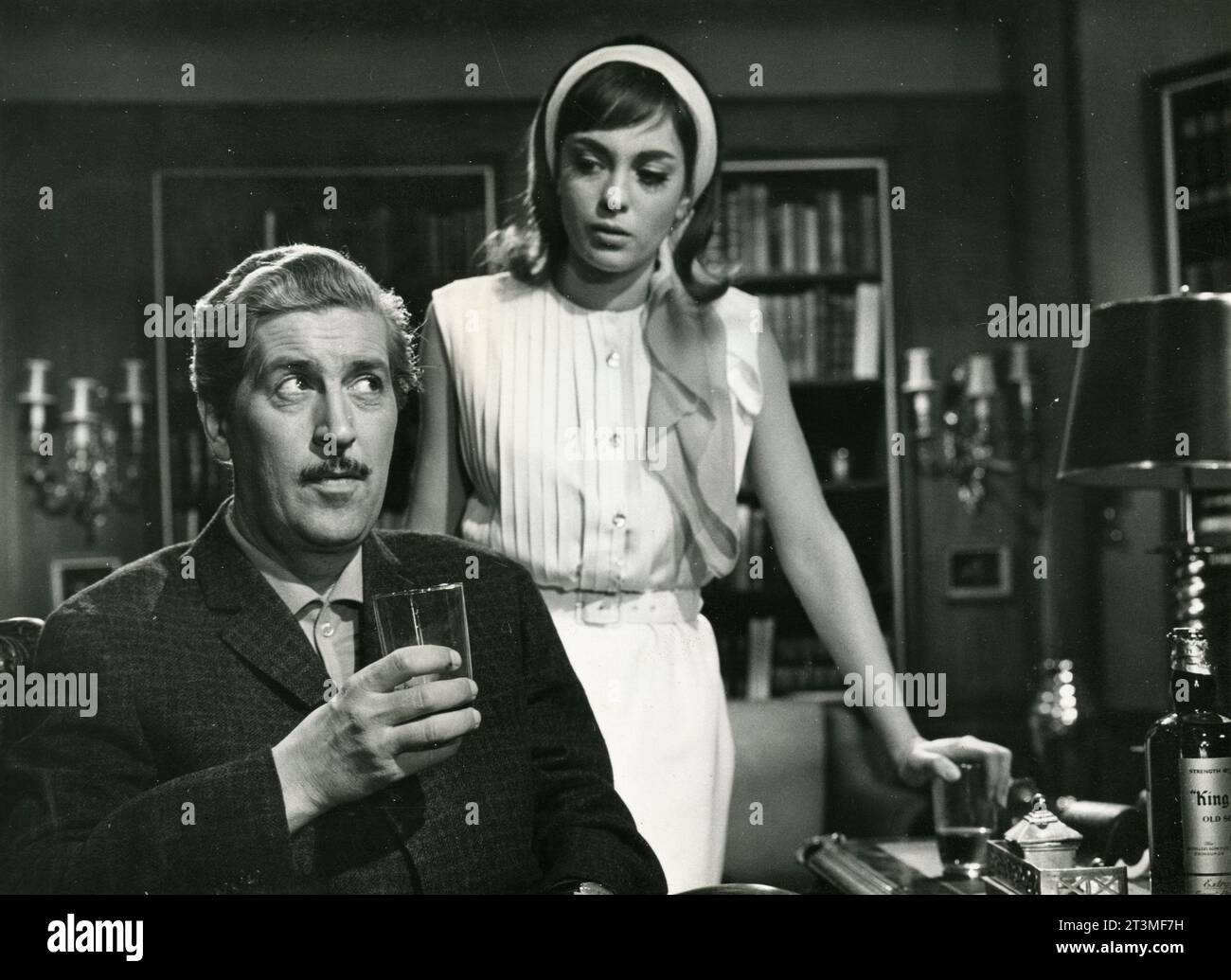 Danish actress Malene Schwartz and actor Preben Mahrt in the movie The ...