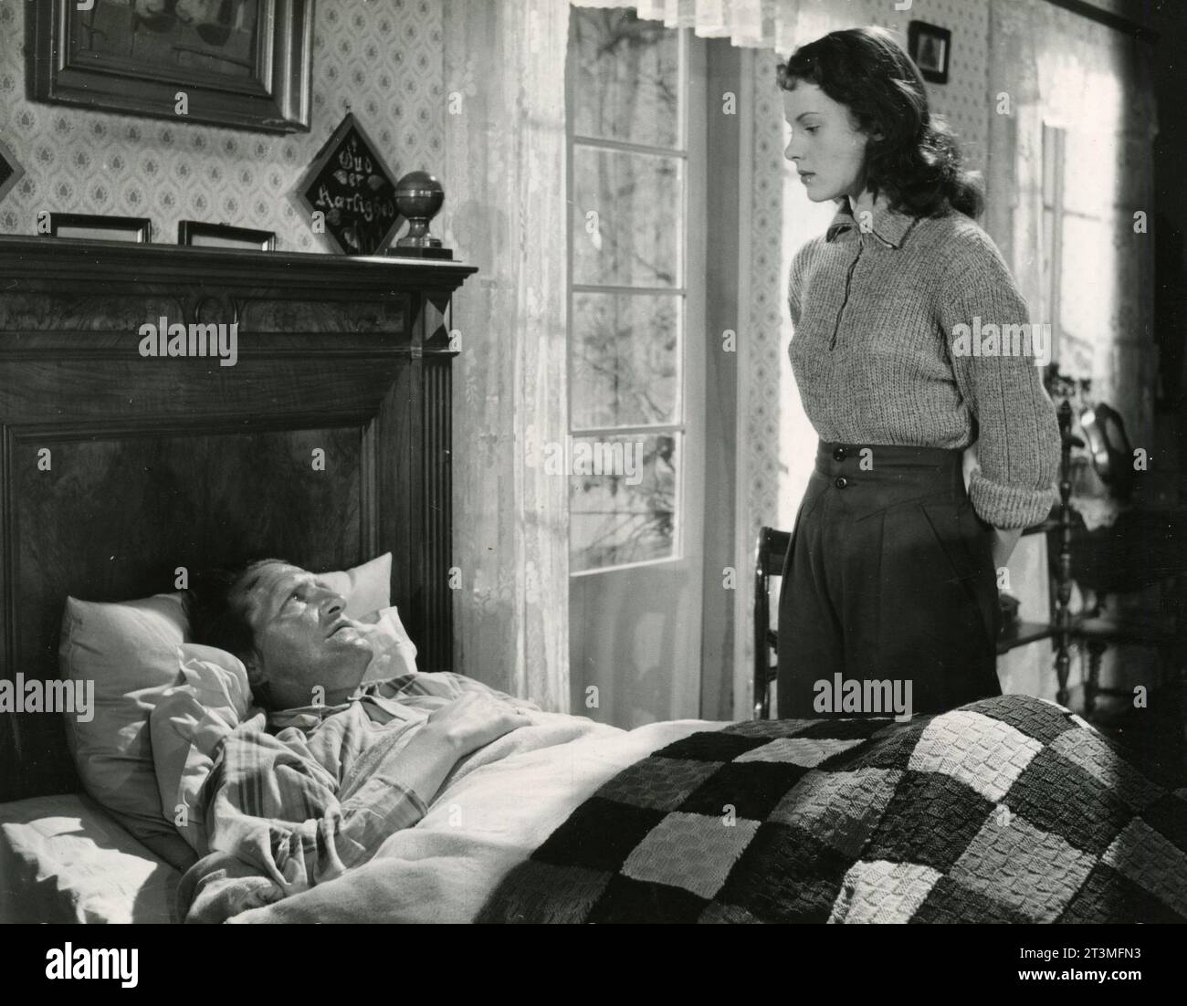 Danish actress Viveka Segerskog and actor Preben Lerdorff Rye in the ...