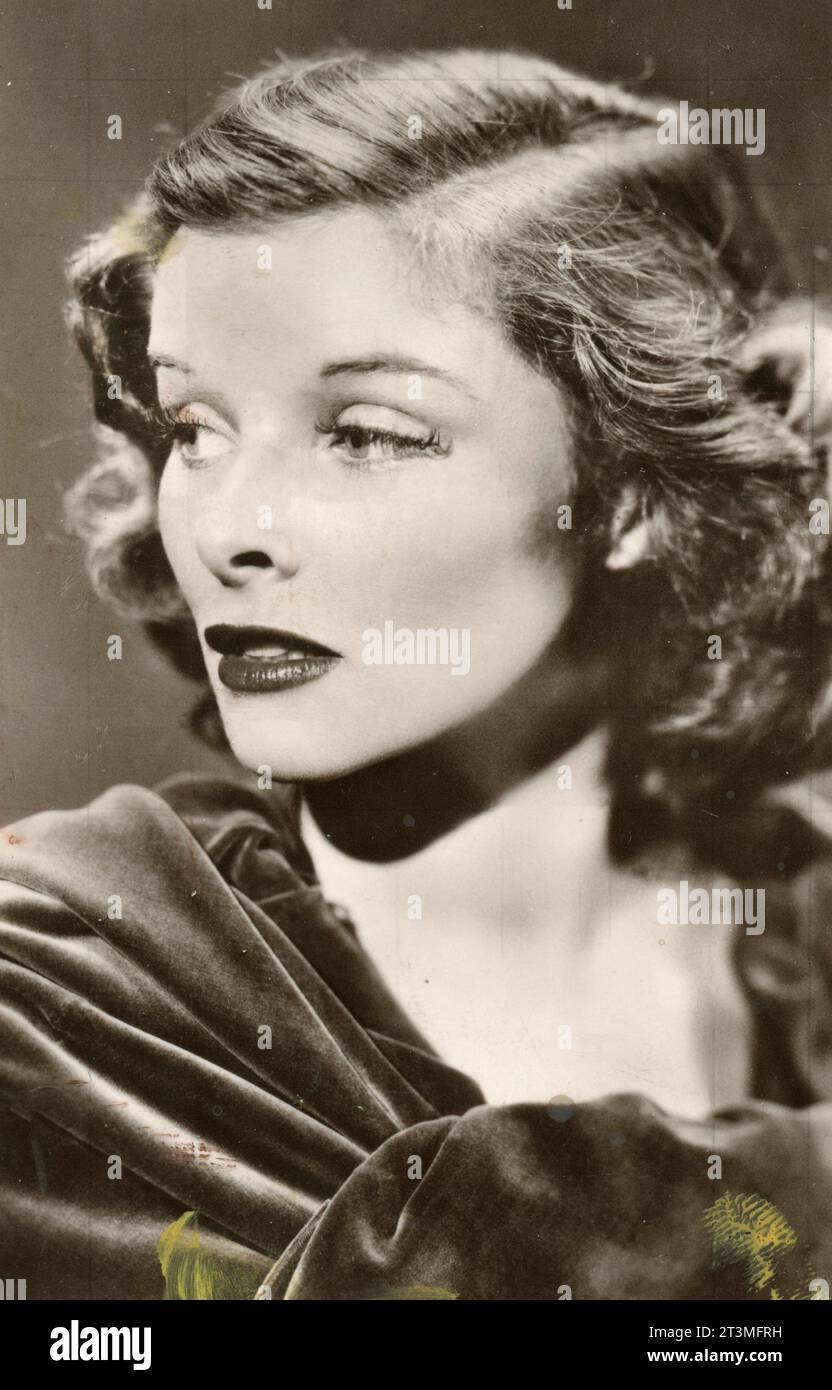 American actress Katharine Hepburn, 1930s Stock Photo - Alamy