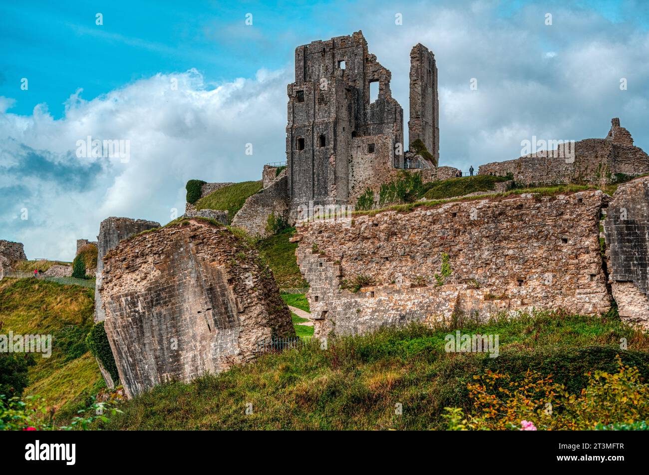Corfe Castle, Dorset, UK Stock Photo - Alamy