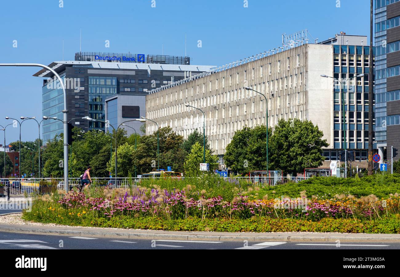 Warsaw, Poland - July 25, 2021: Civil Engineering Faculty Wydzial ...
