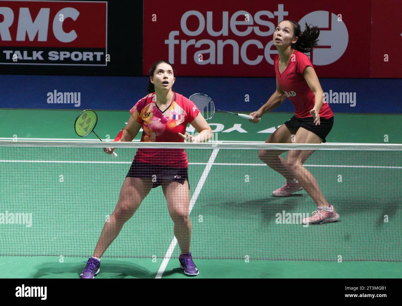 Margot LAMBERT And Anne TRAN of France during the Yonex Internationaux ...