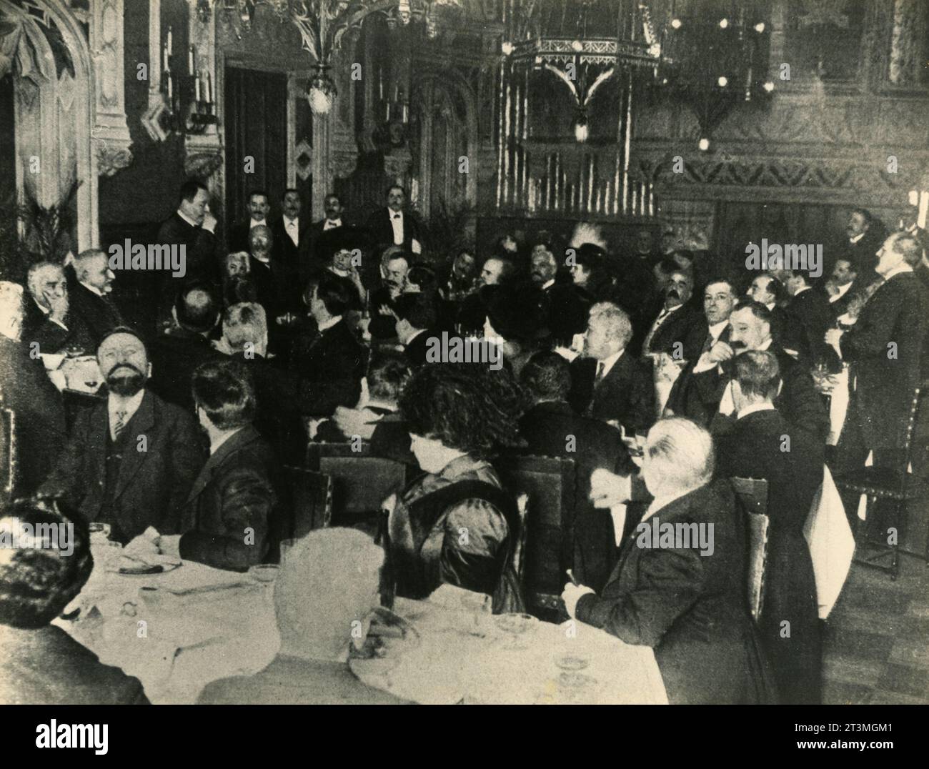 The banquet offered by the Franco-Italian League of Paris to the ...