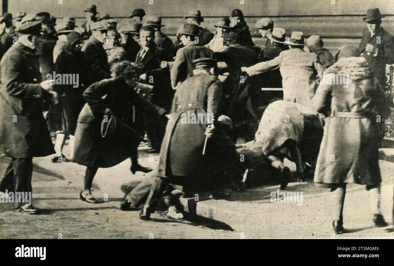 The first national hunger march of the Unemployed in New York City on ...