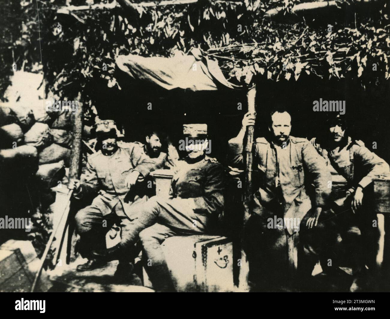 Italian General Luigi Cadorna at the war front, Italy 1915 Stock Photo ...