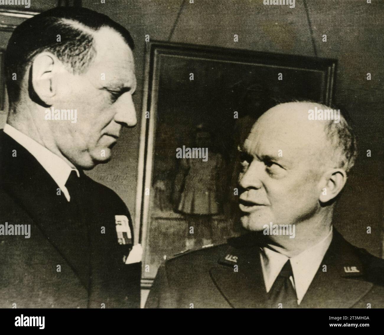 US President Dwight D Eisenhower,USA 1950s Stock Photo - Alamy