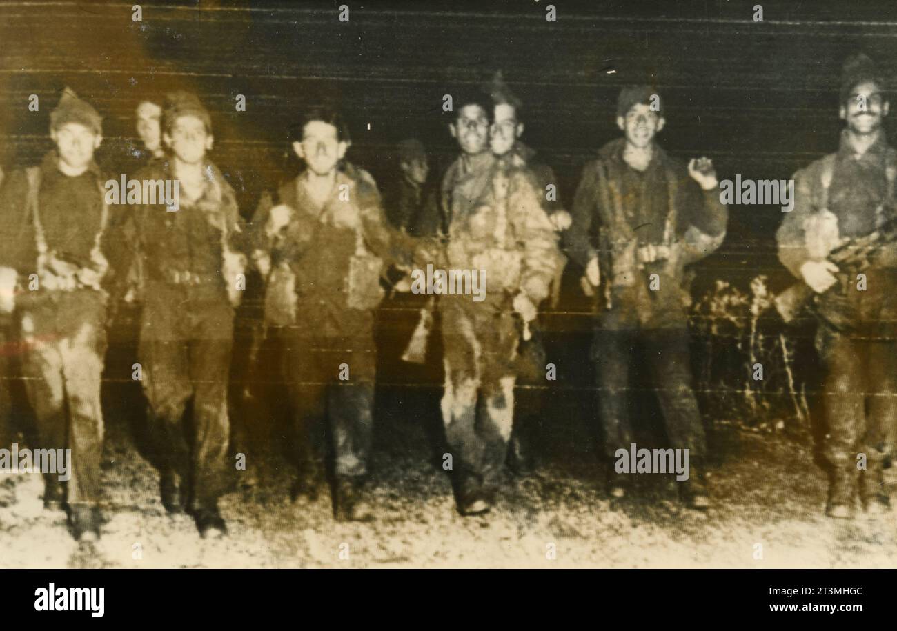 Group of Israeli soldiers after combat with Syrian Army at Lake of ...