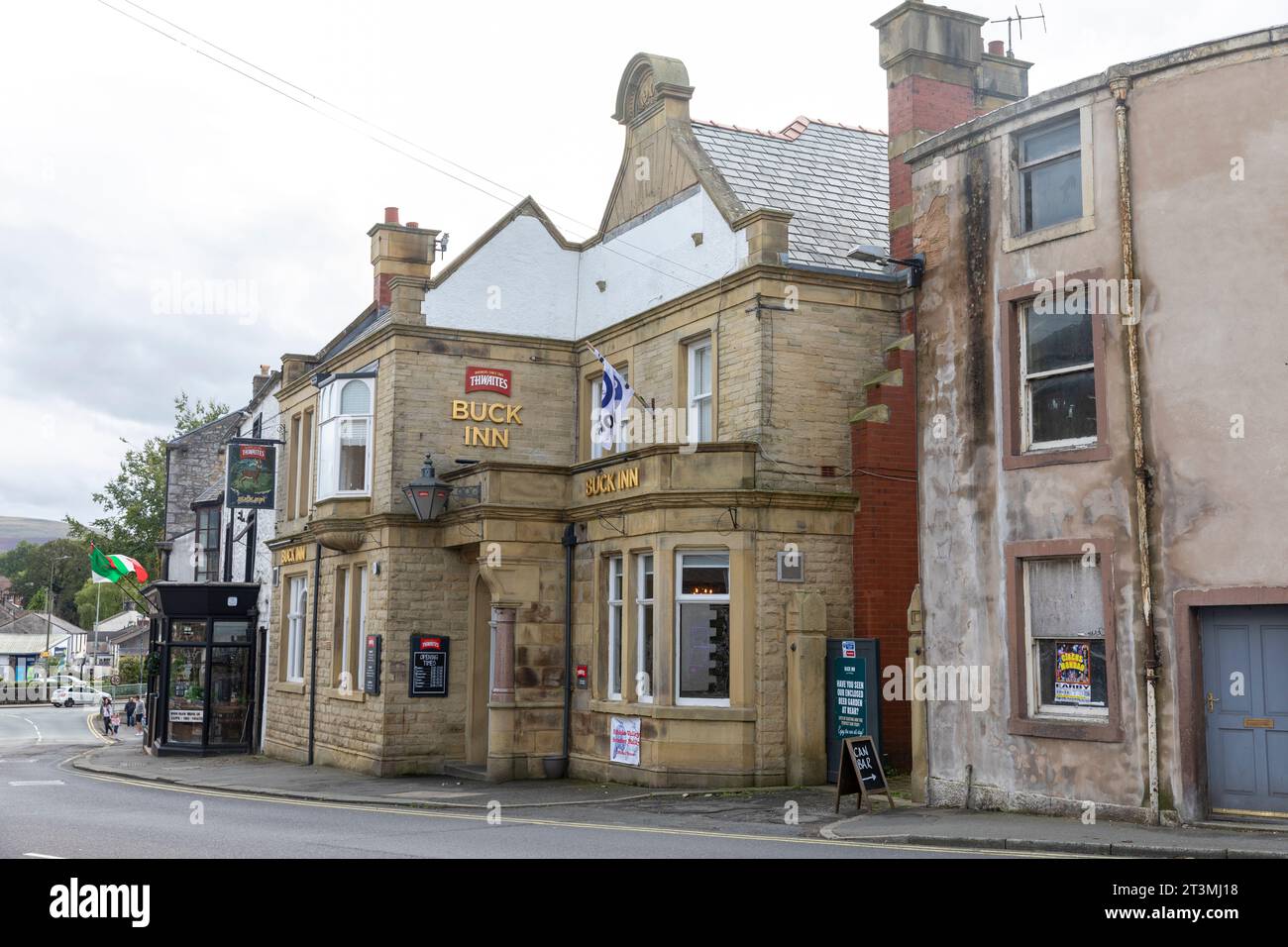 English pub,The Buck Inn public house bar in Clitheroe,Lancashire ...