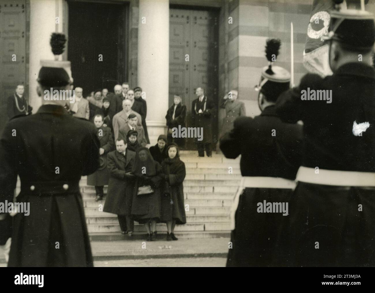State Funeral, France 1950s Stock Photo - Alamy