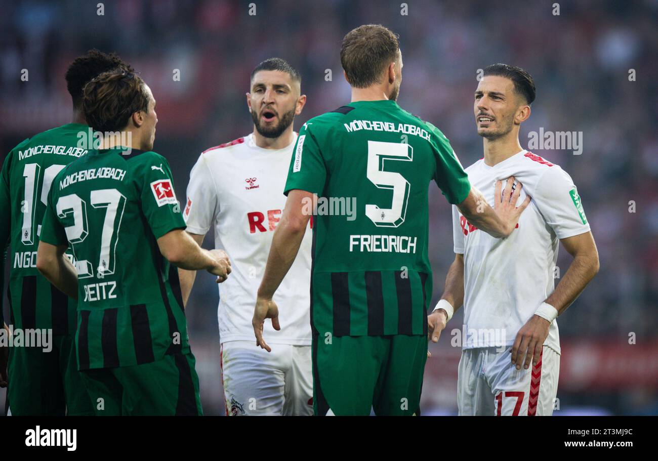 Cologne, Germany. 22nd Oct 2023. Rocco Reitz (BMG), Julian Chabot (Köln ...
