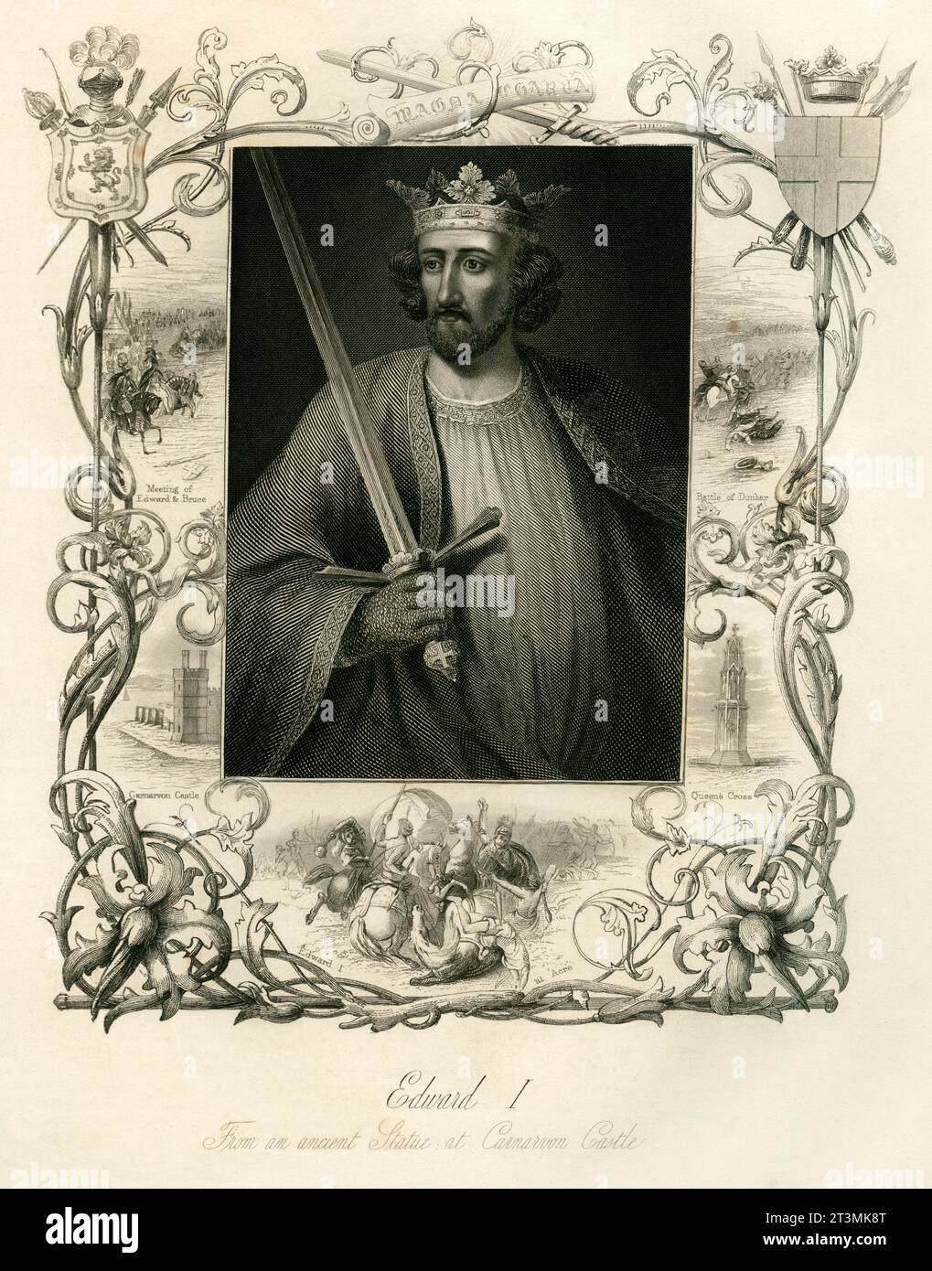 Europa, Großbritannien, London, Eduard I. , mit Schwert , König von ...