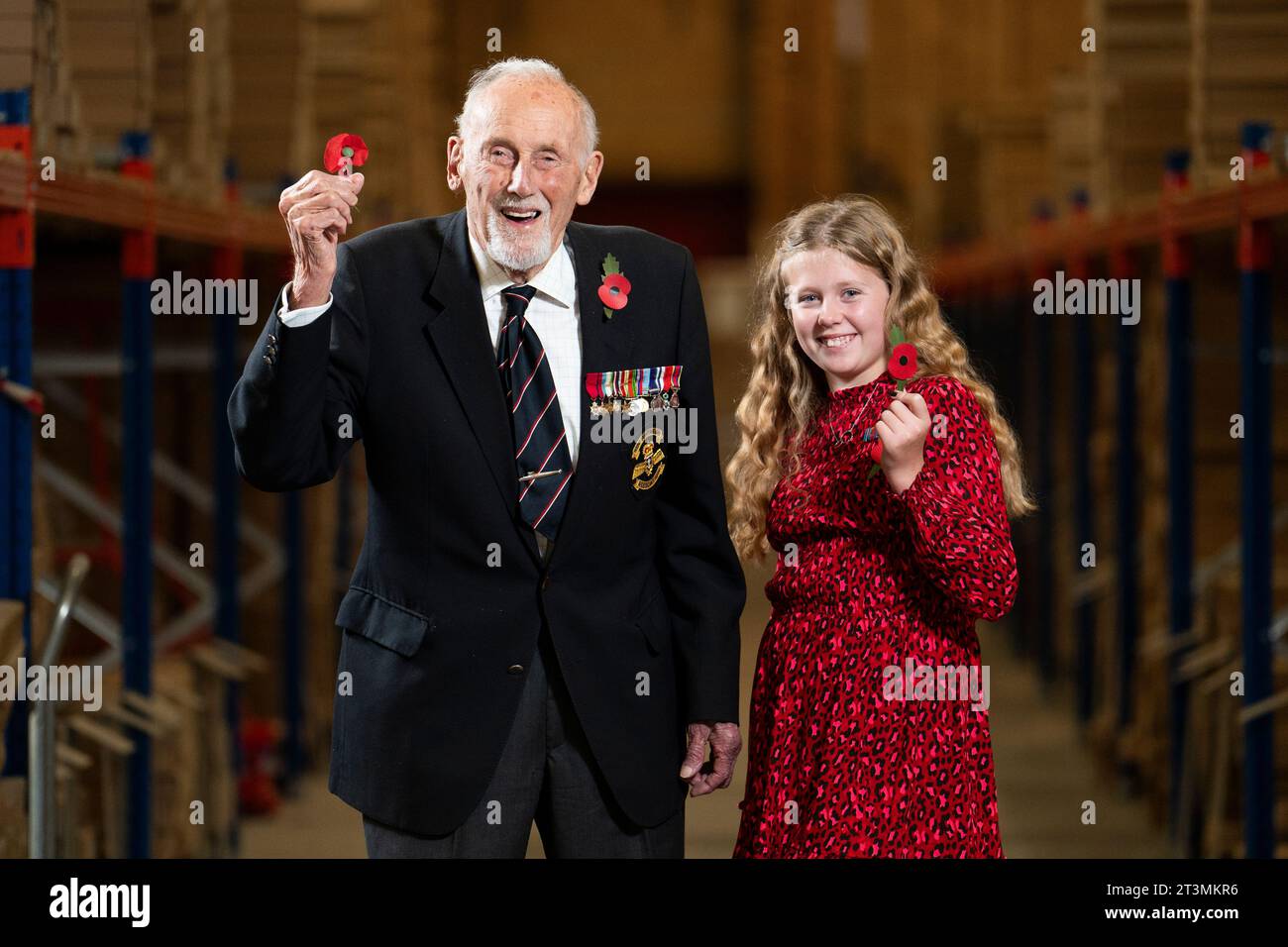 99-year-old D-Day veteran John Roberts, who served in the Royal Navy ...