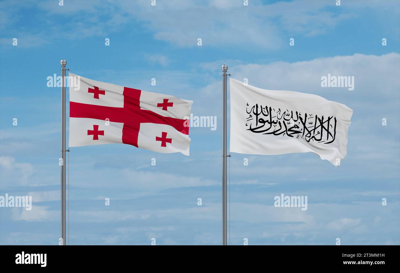 Georgia afghanistan flag hi-res stock photography and images - Alamy