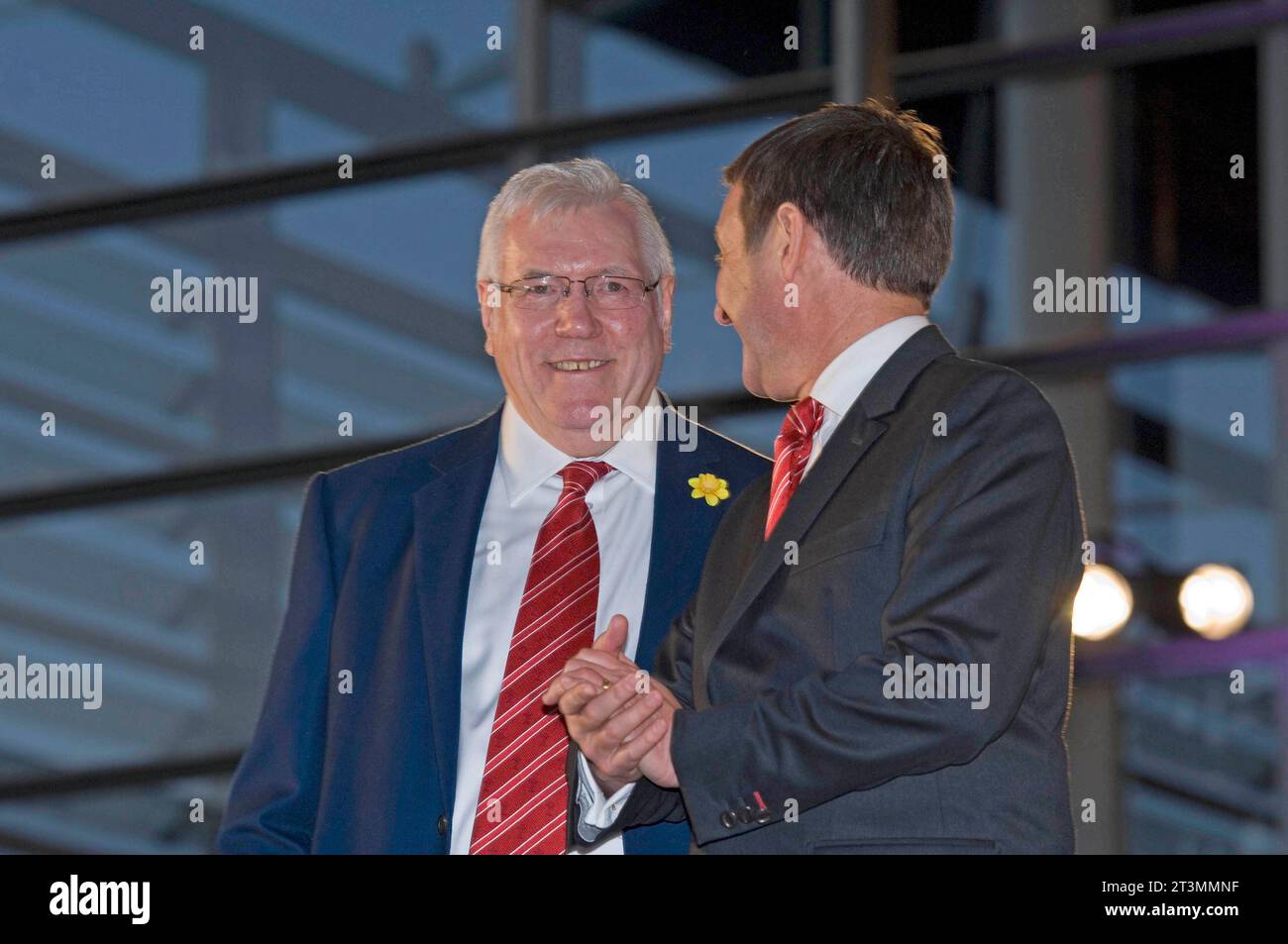 Welsh rugby president dennis gethin hi-res stock photography and images ...