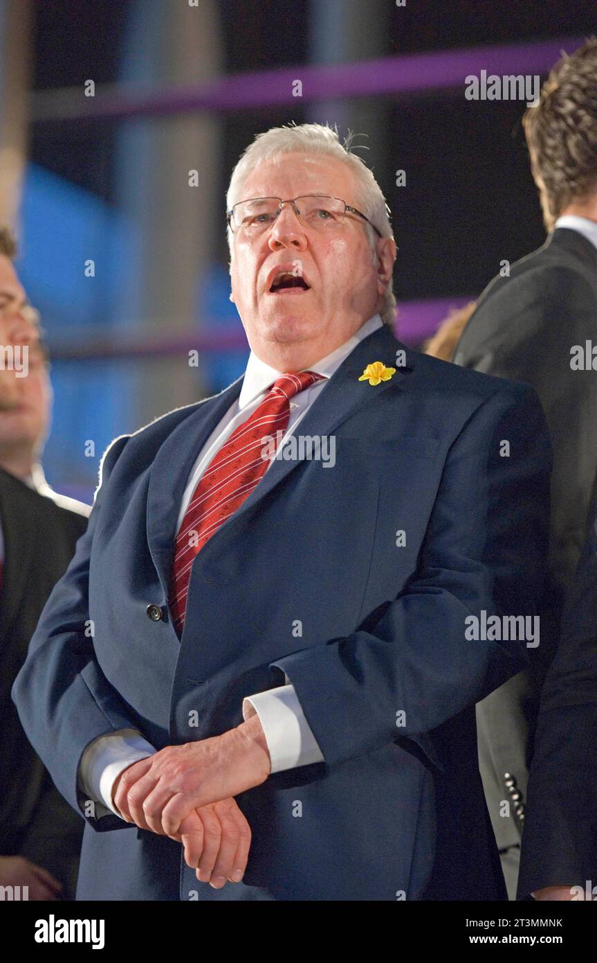 Former Welsh Rugby Union president and secretary Dennis Gethin who has ...