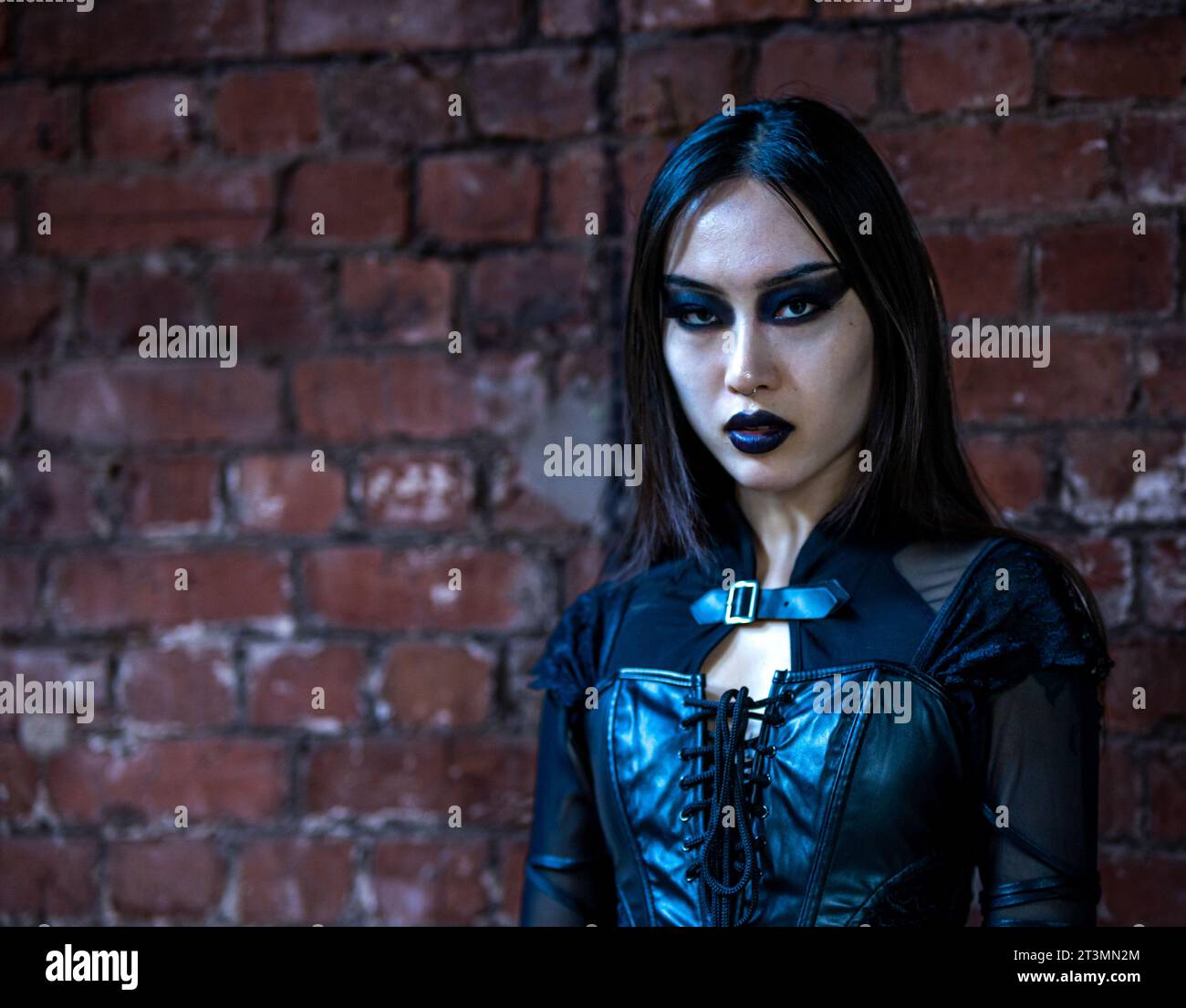 Gothic style horror female Stock Photo - Alamy