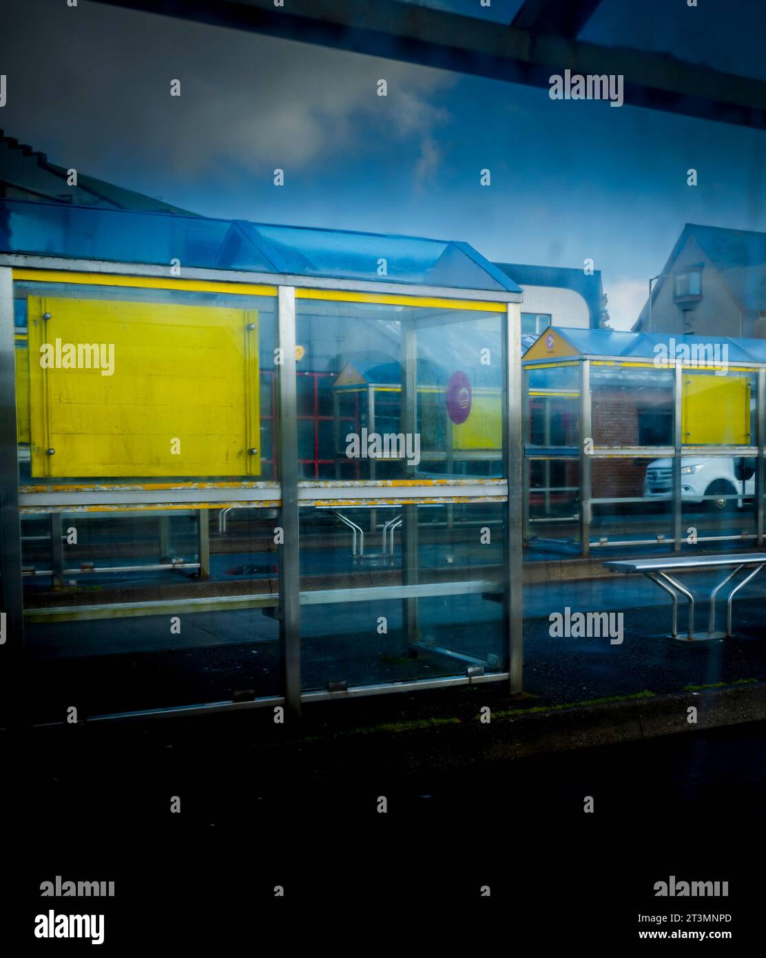 Bus Station in Stornoway, Isle of Lewis, Outer Hebrides, Scotland Stock ...