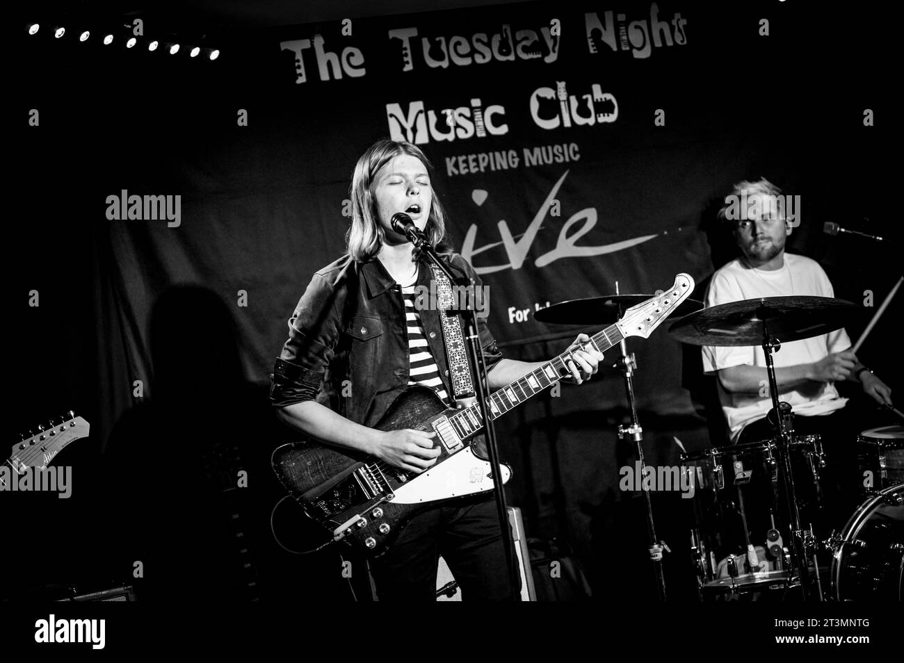 Young superstar Black and White Stock Photos & Images - Alamy