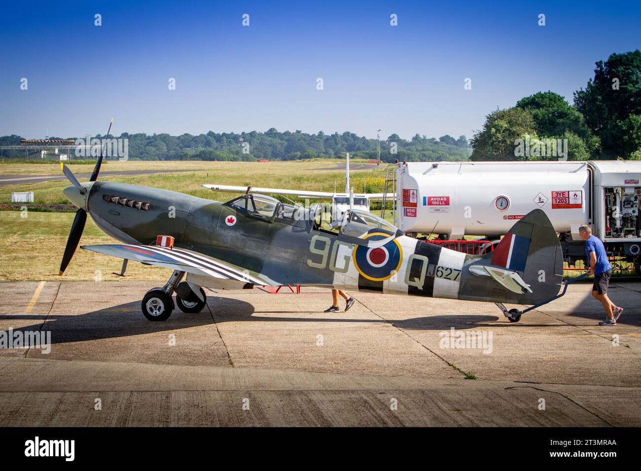 Two Seater Spitfire Stock Photo - Alamy