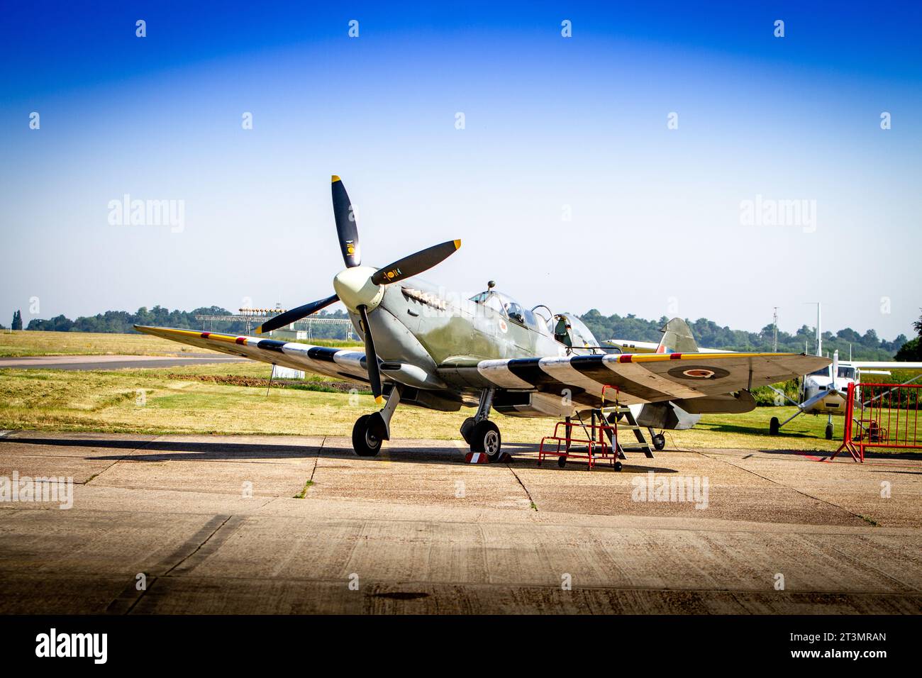 Two Seater Spitfire Stock Photo - Alamy