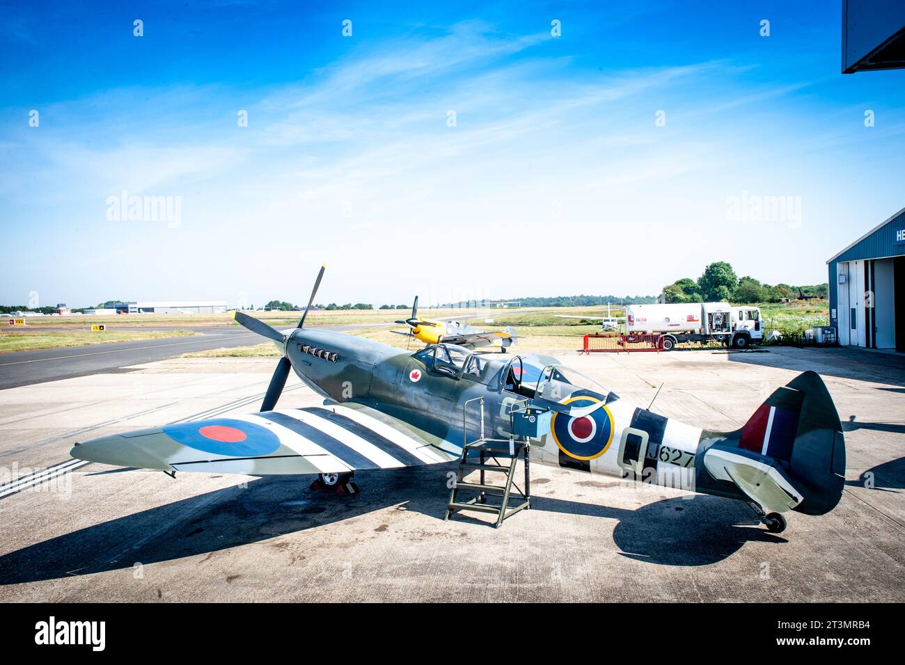 Two Seater Spitfire Stock Photo - Alamy