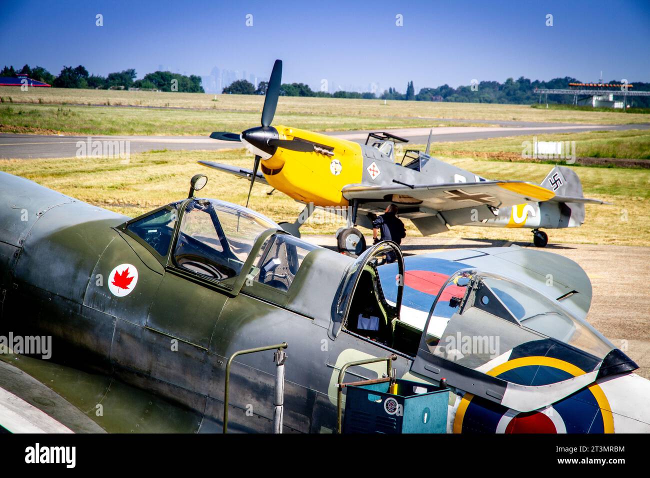 Two Seater Spitfire Stock Photo - Alamy