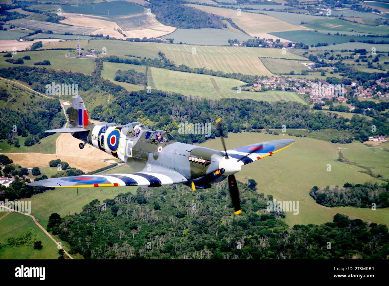 Two Seater Spitfire Stock Photo - Alamy