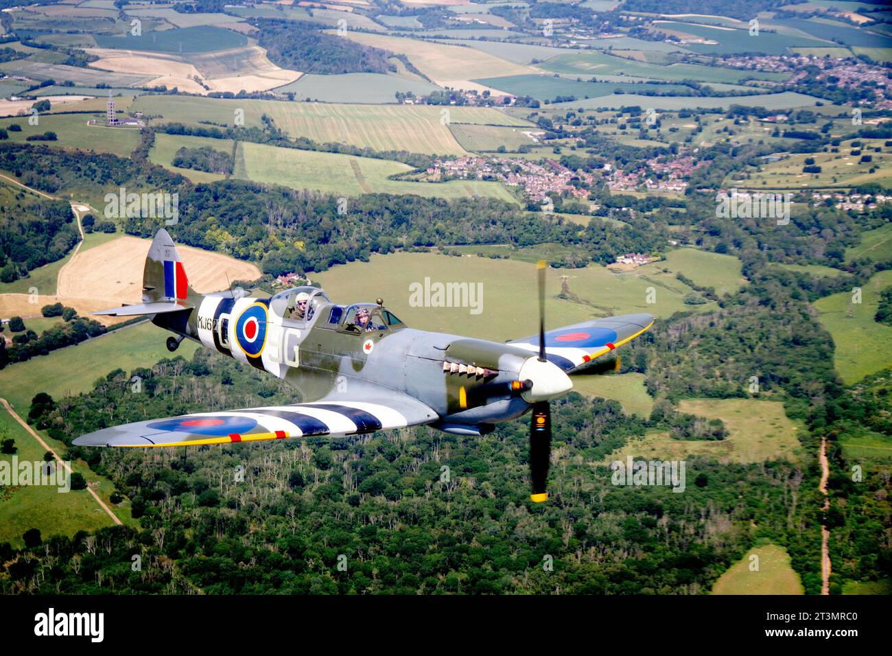 Two Seater Spitfire Stock Photo - Alamy