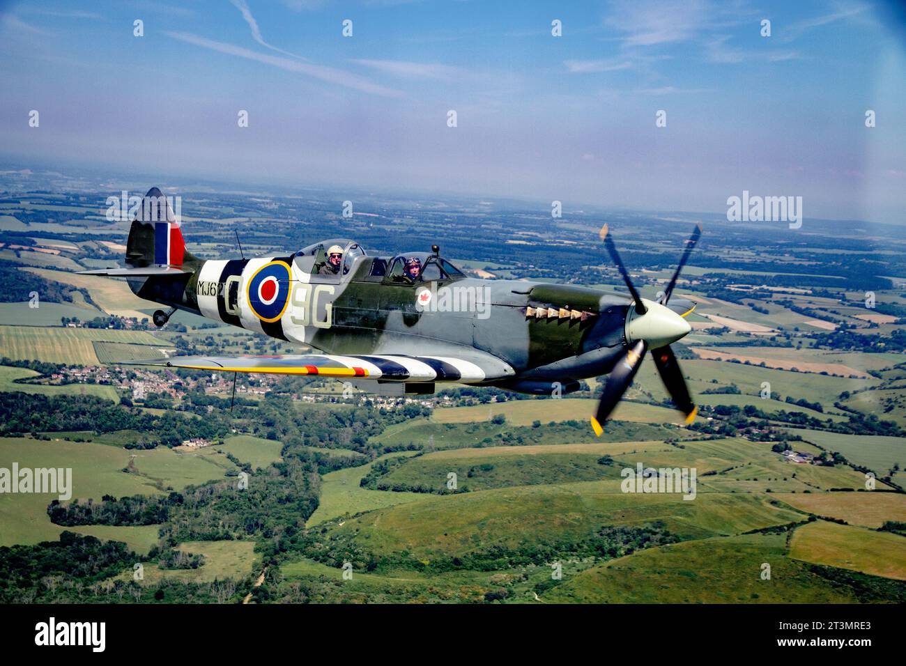 Two Seater Spitfire Stock Photo - Alamy