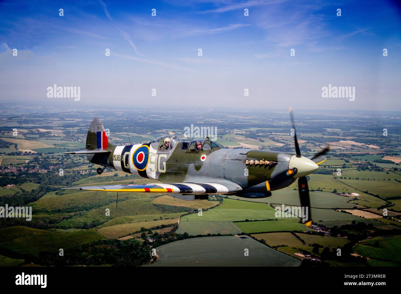 Two Seater Spitfire Stock Photo - Alamy