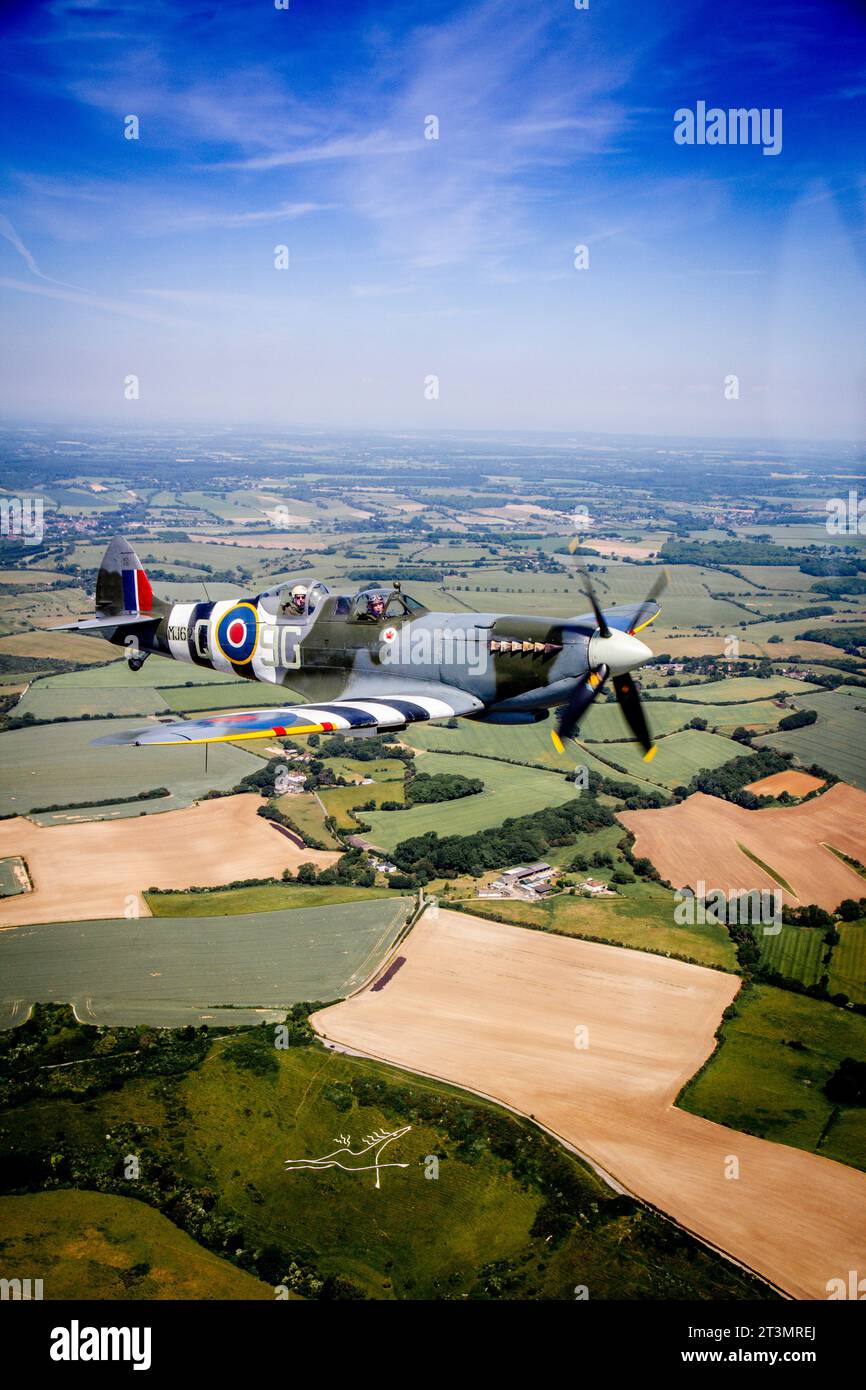 Two Seater Spitfire Stock Photo - Alamy
