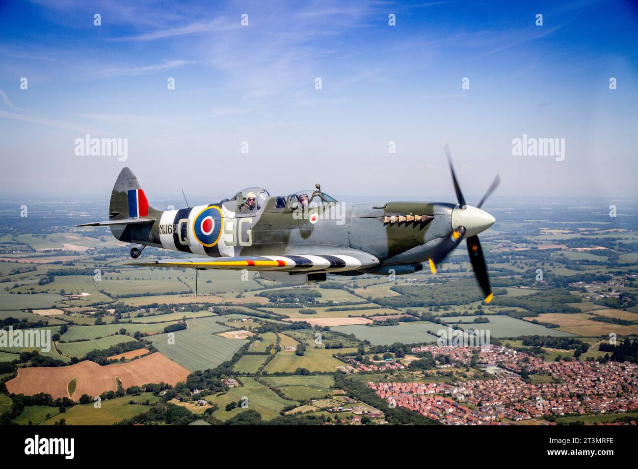 Two Seater Spitfire Stock Photo - Alamy