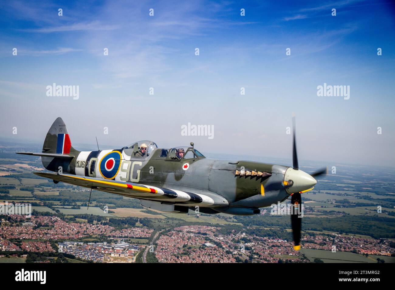 Two Seater Spitfire Stock Photo - Alamy