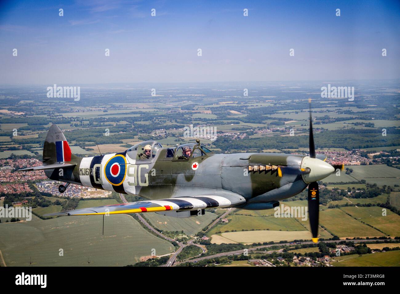Two Seater Spitfire Stock Photo - Alamy