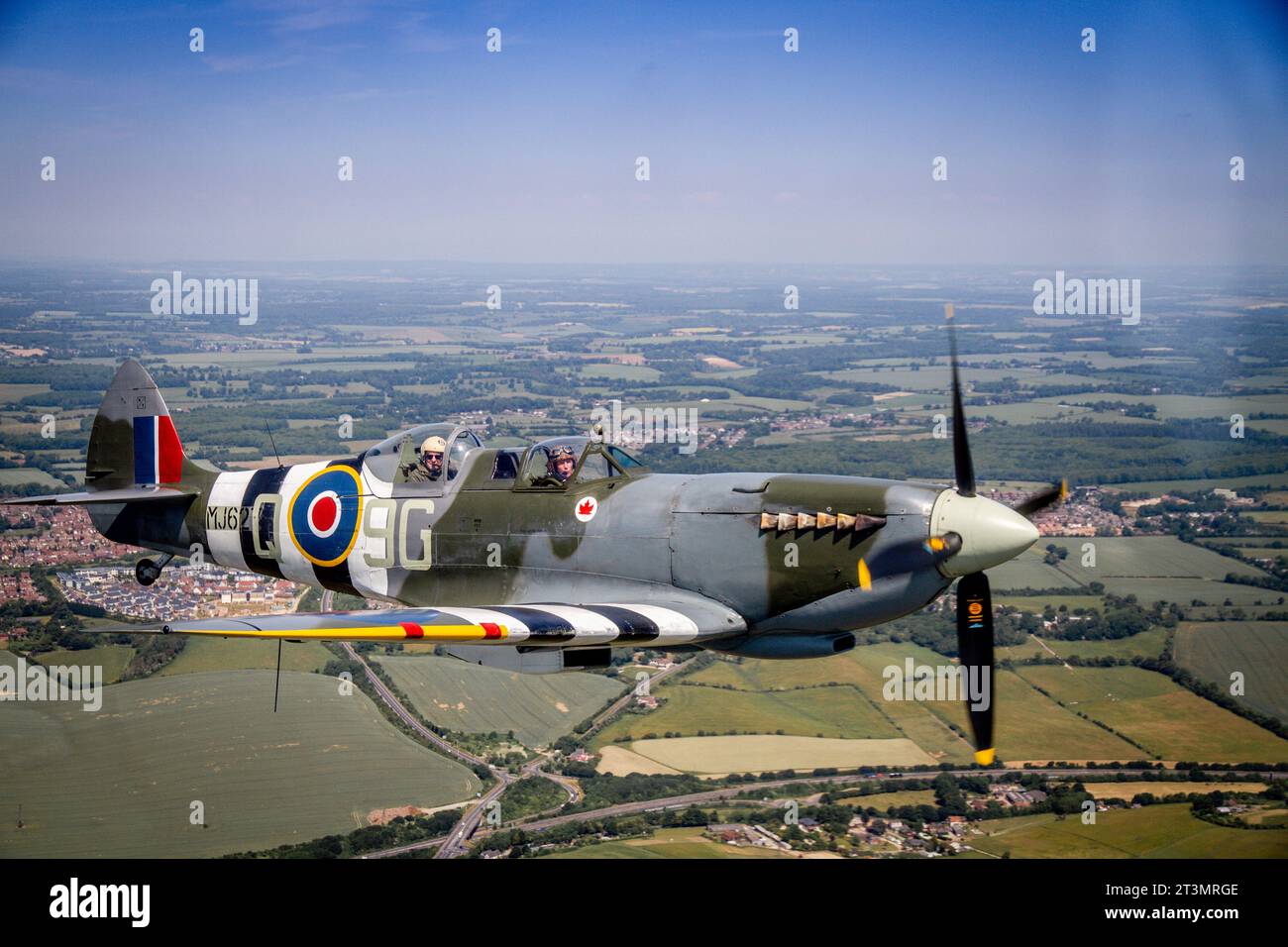 Two Seater Spitfire Stock Photo - Alamy