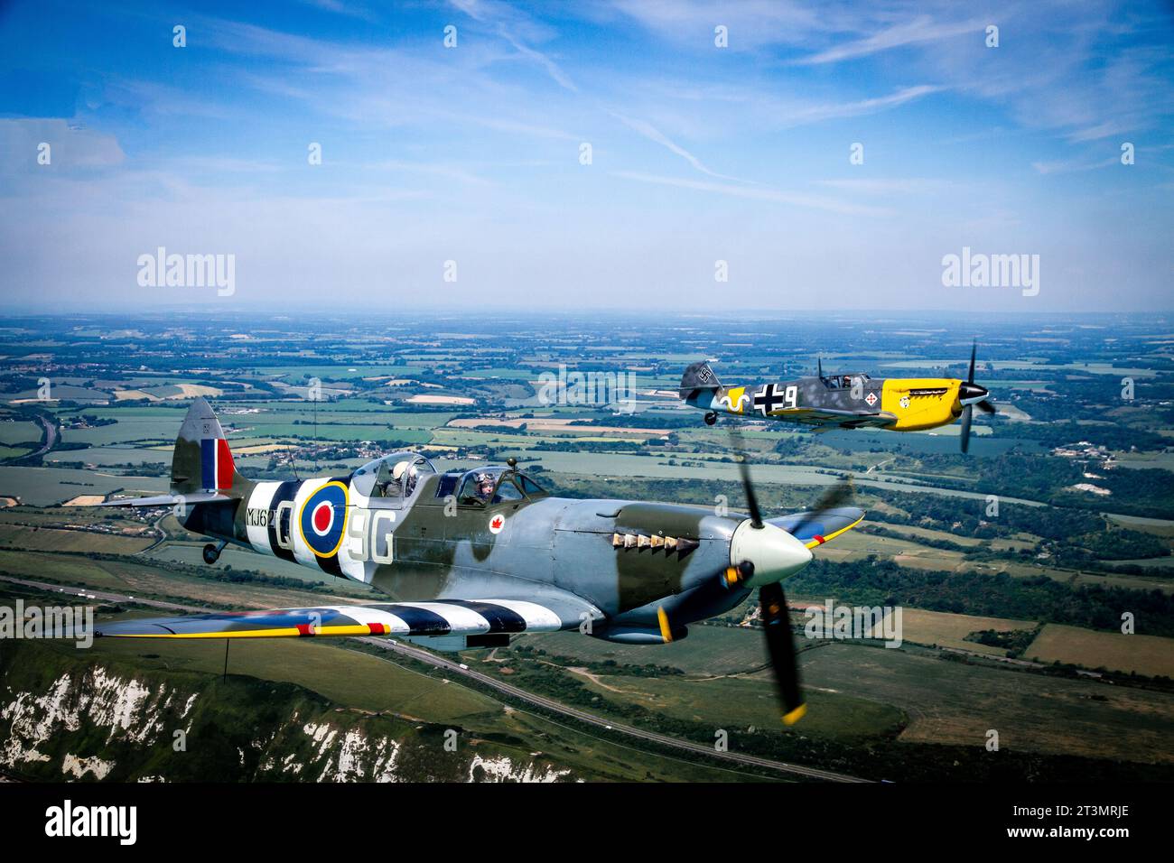 Two Seater Spitfire Stock Photo - Alamy