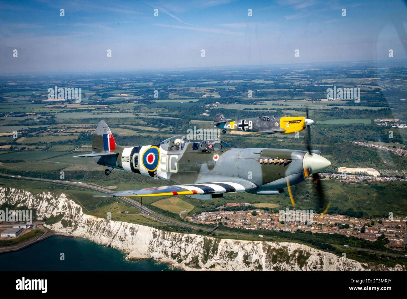 Two Seater Spitfire Stock Photo - Alamy