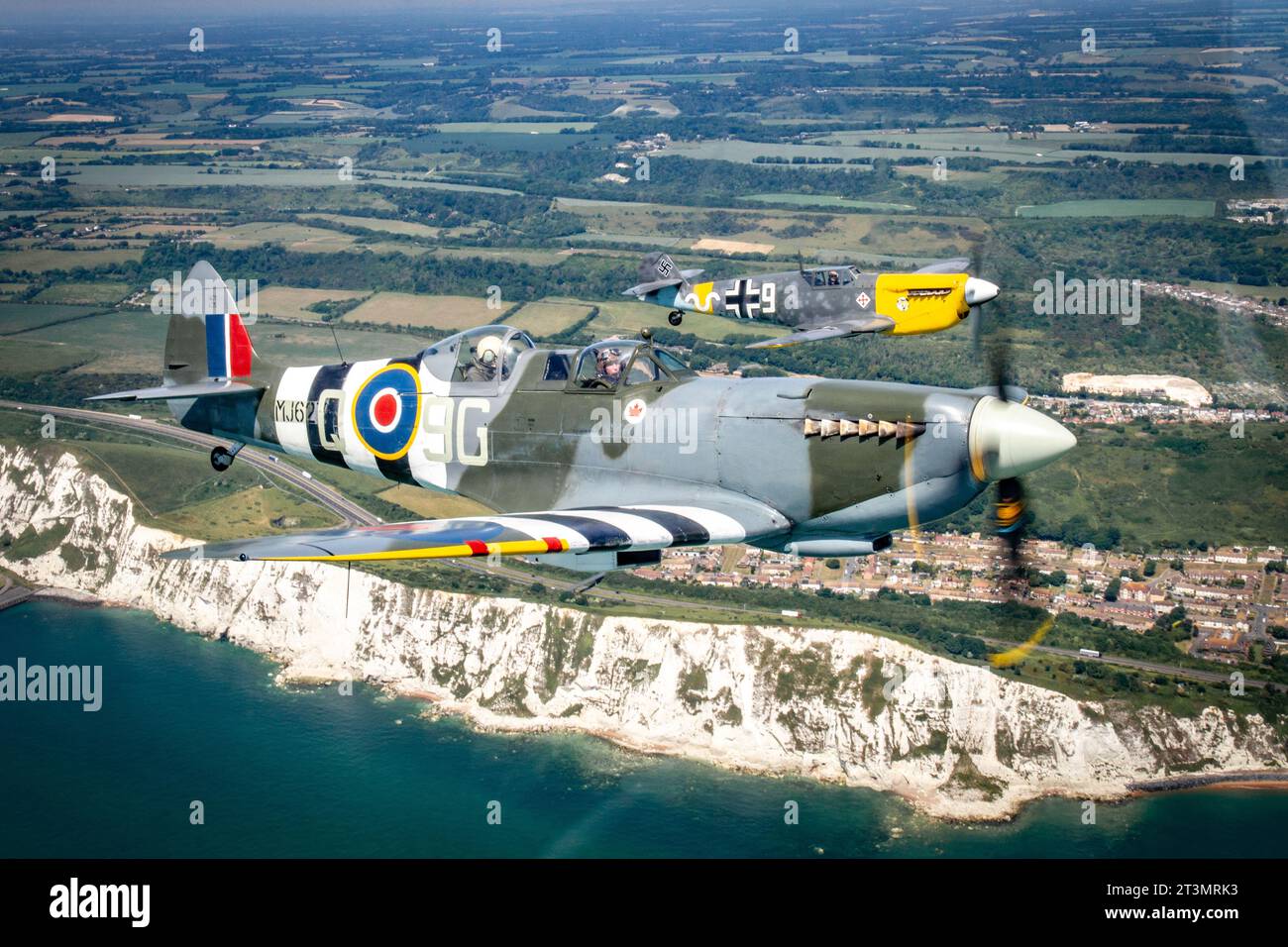 Two Seater Spitfire Stock Photo - Alamy
