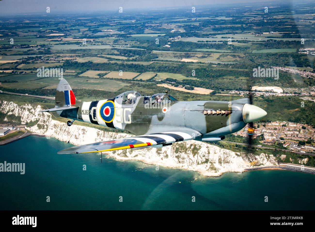 Two Seater Spitfire Stock Photo - Alamy