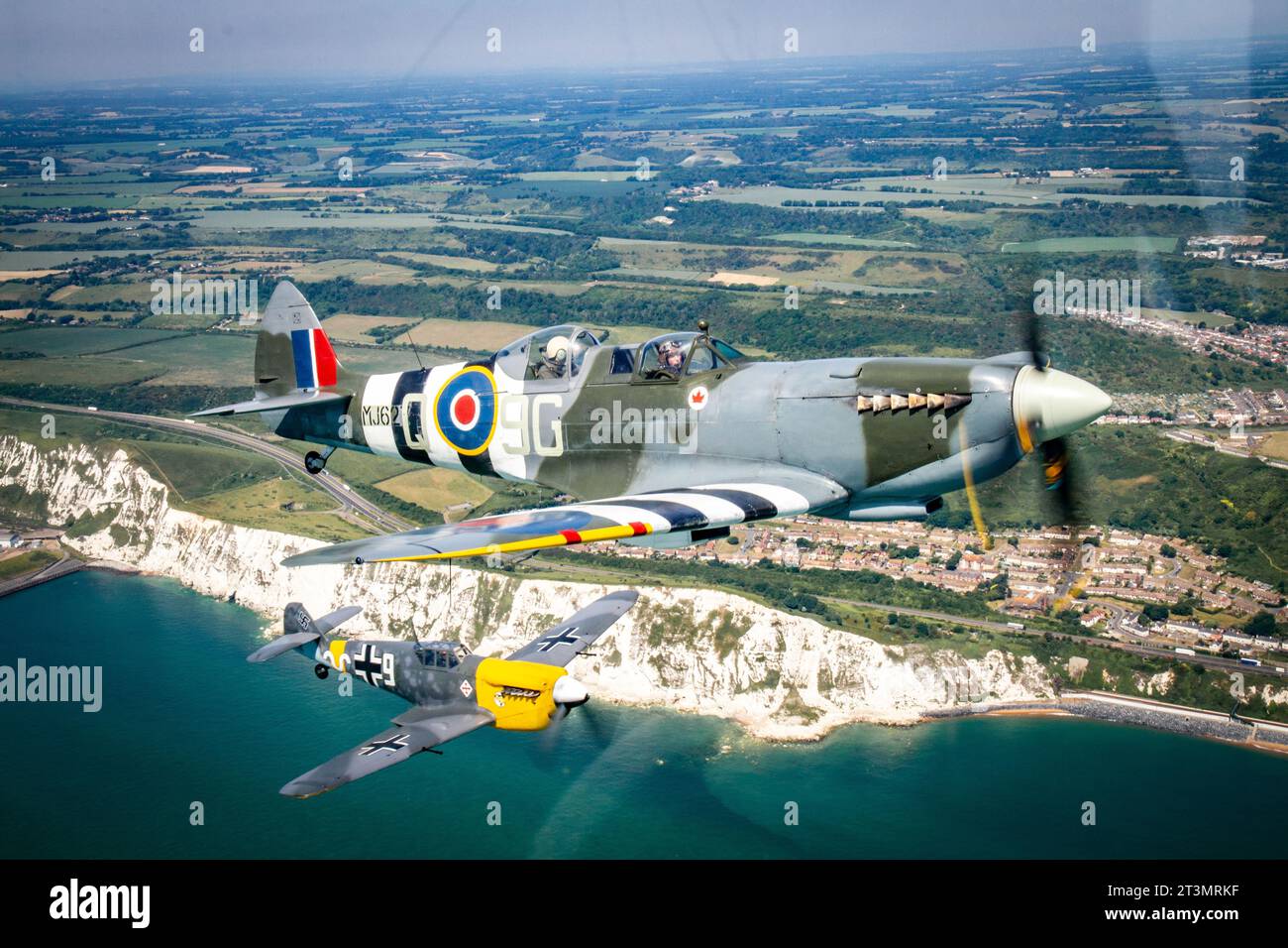 Two Seater Spitfire Stock Photo - Alamy