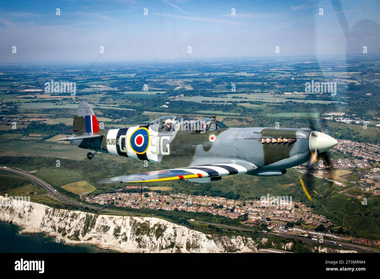 Two Seater Spitfire Stock Photo - Alamy