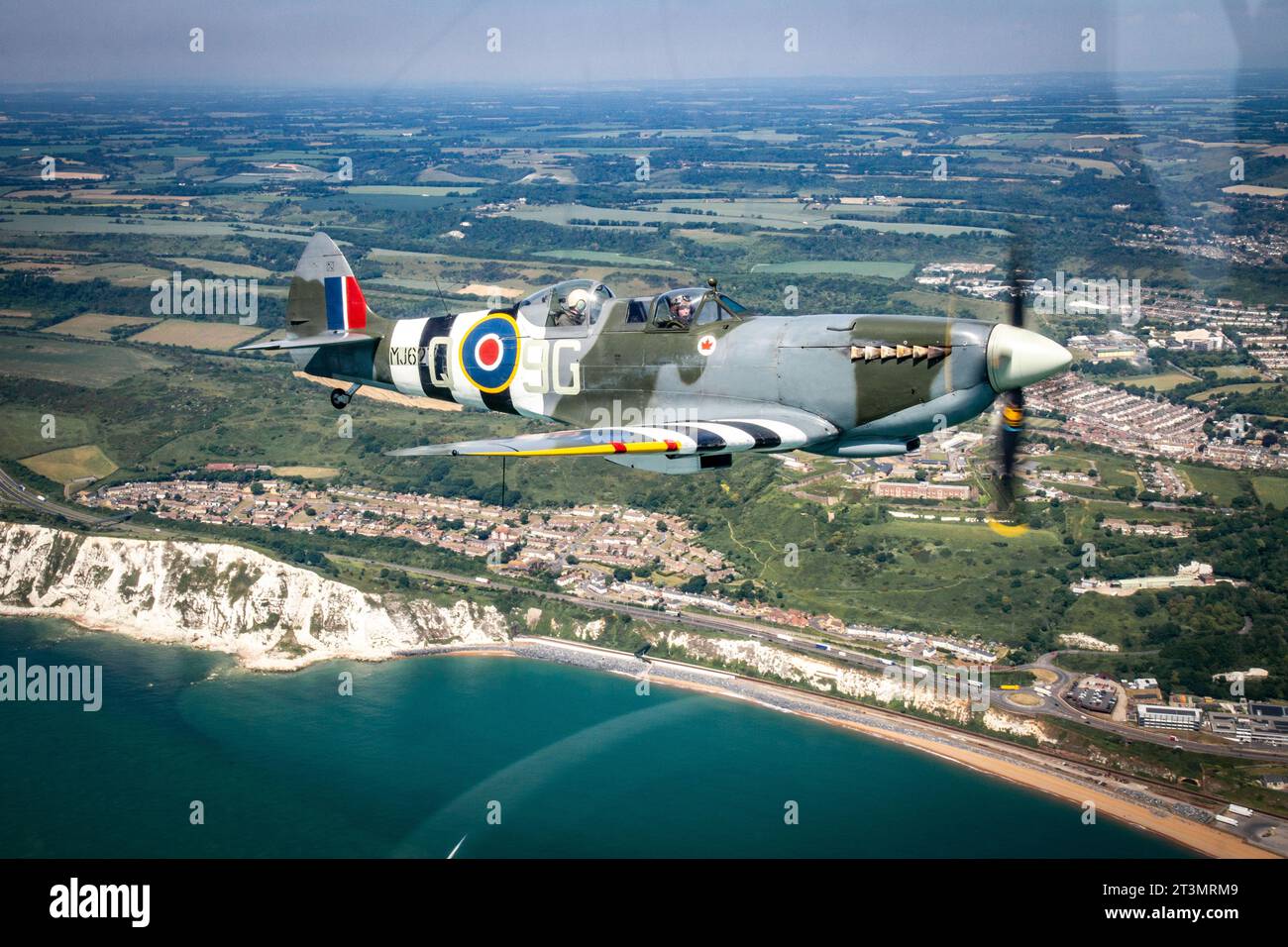 Two Seater Spitfire Stock Photo - Alamy