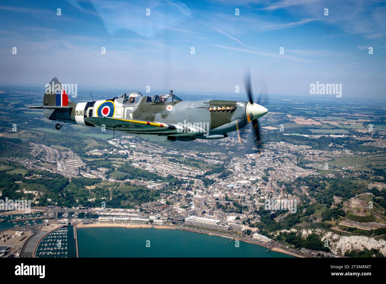 Two Seater Spitfire Stock Photo - Alamy