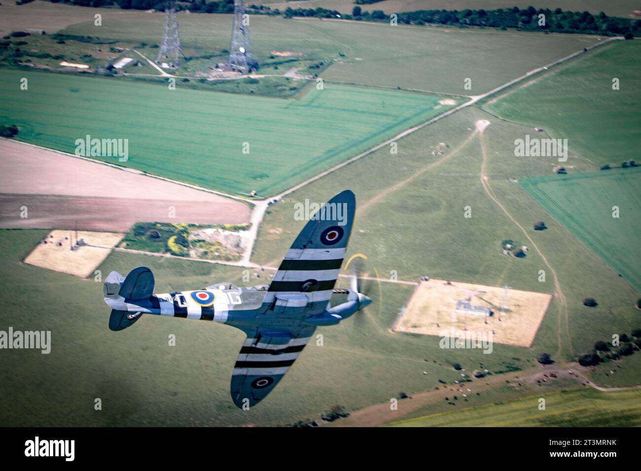 Two Seater Spitfire Stock Photo - Alamy