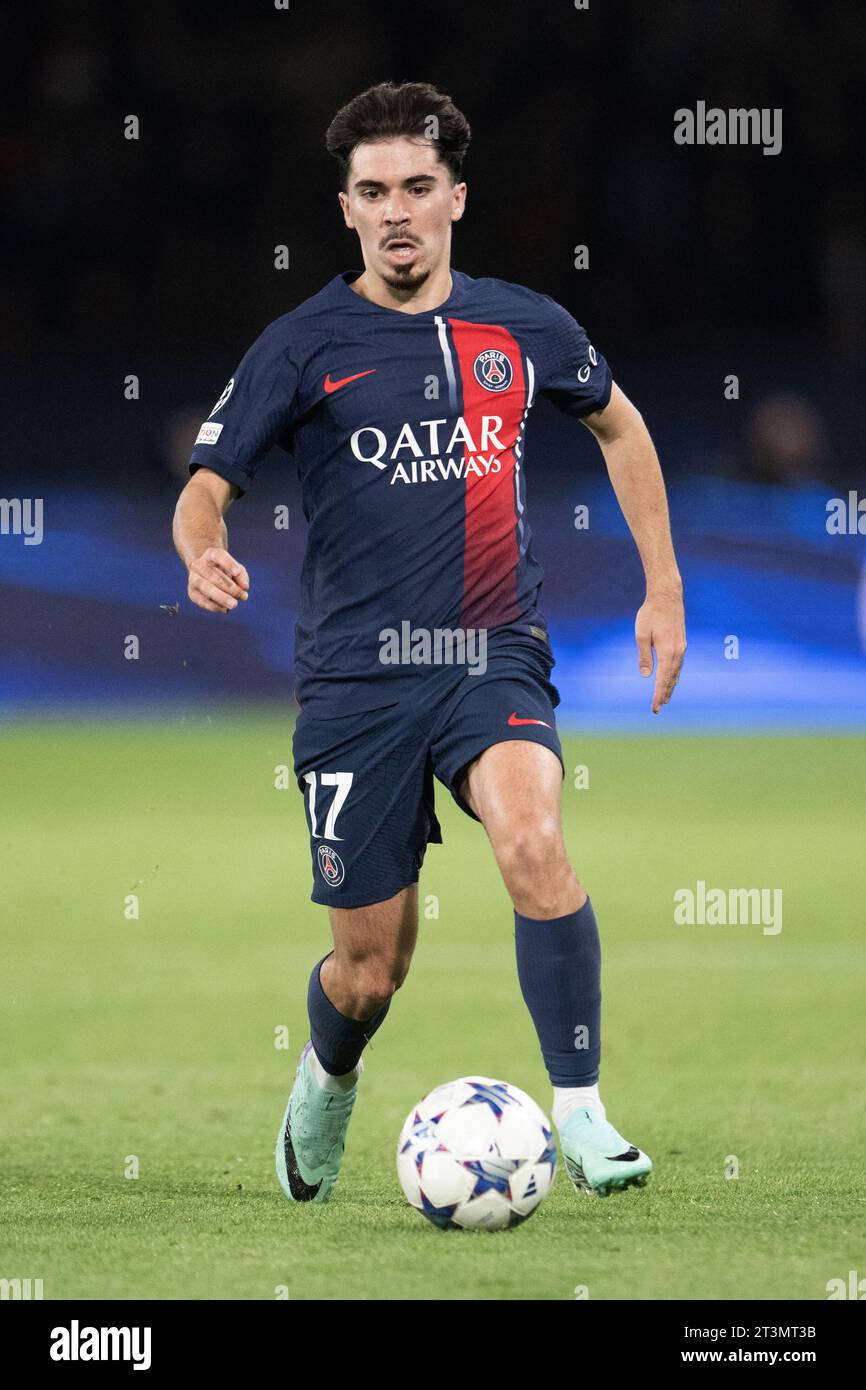 Paris, France. 24th Sep, 2023. Vitinha of Paris Saint-Germain in action ...