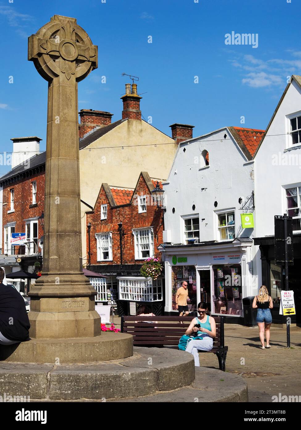 Knaresborough market cross hi-res stock photography and images - Alamy
