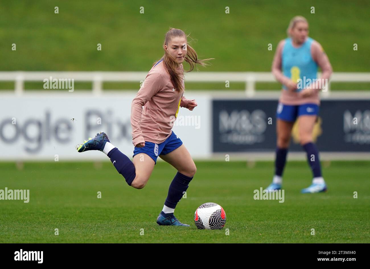 England's Jess Park during a training session at St. George's Park ...