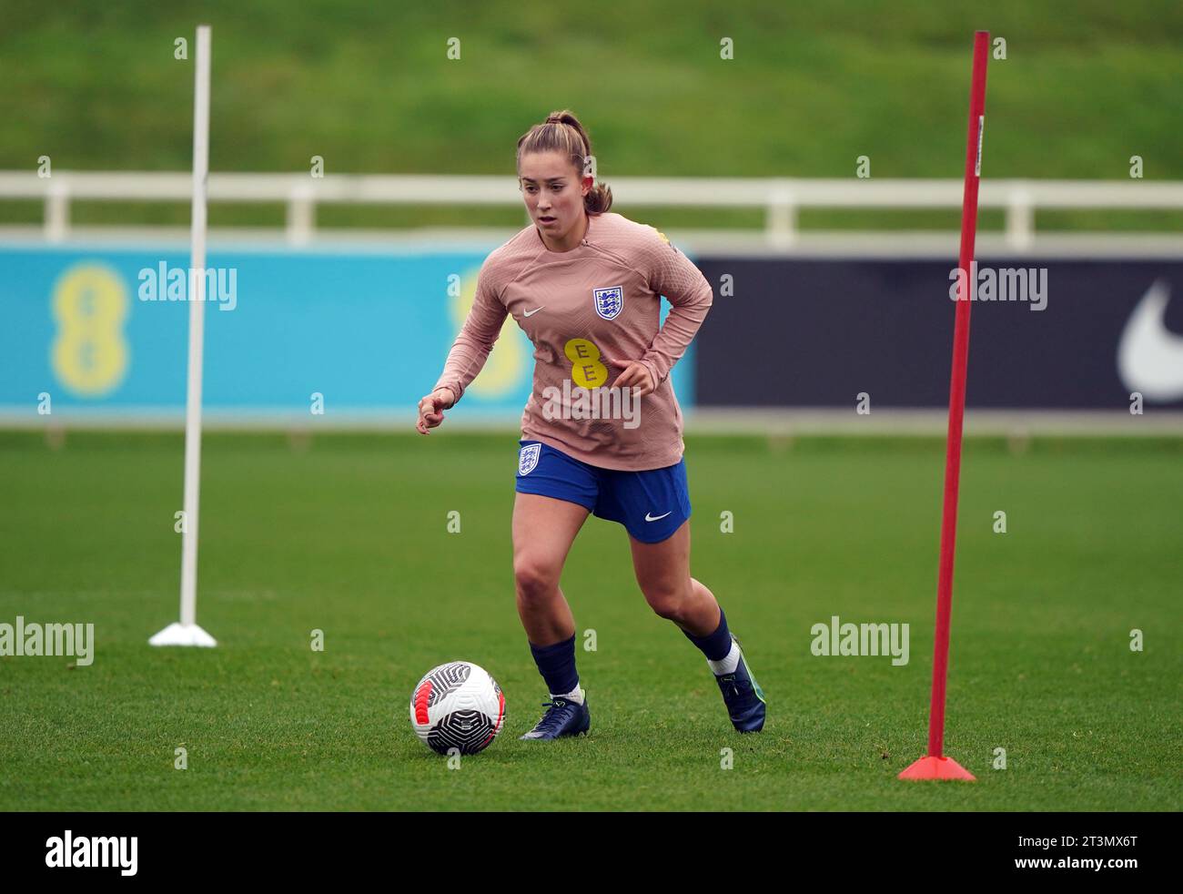 England's Maya Le Tissier during a training session at St. George's ...